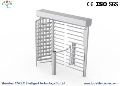 China Controlled Access Fully Height Turnstile , Stainless Steel Turnstile Gate for sale