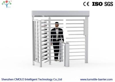 China Fully Height Revolving Gates Turnstile , Security Crowd Control Security Revolving Doors for sale