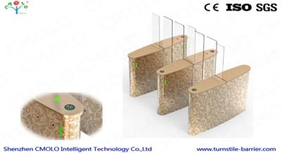 China Stainless Steel Flap Pedestrian Turnstile Gate Access Controlled Systems for sale