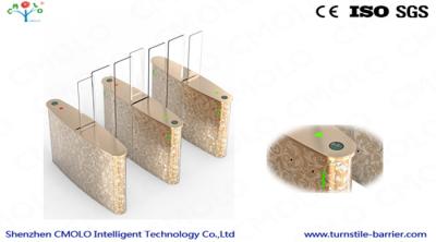 China Organic Glass Turnstile Access Control System Entrance Management Systems for sale