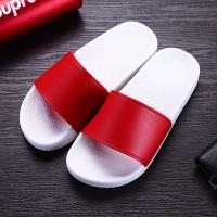 China Breathable Men Slippers Pattern Solid Color PVC Material Non Slip Men Slippers for sale
