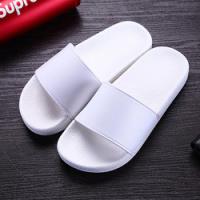 China Breathable Men Slippers Pattern Solid Color PVC Material Non Slip Men Slippers for sale