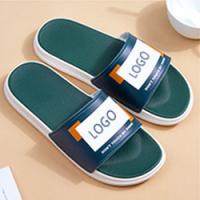 China Breathable Men Slippers Pattern Solid Color PVC Material Non Slip Men Slippers for sale