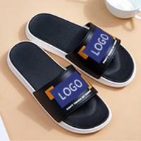 China Breathable Men Slippers Pattern Solid Color PVC Material Non Slip Men Slippers for sale
