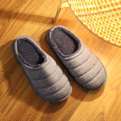 Cina La Camera superiore della schiuma di memoria del cotone comodo calza le pantofole dell'interno della casa chiusa piana di Toe Ultra Lightweight per le scarpe su ordinazione degli uomini in vendita