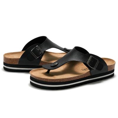 China Thick Bottom Stylish Ladies Sandals Soft Sole Non Slip Casual  Solid Color for sale