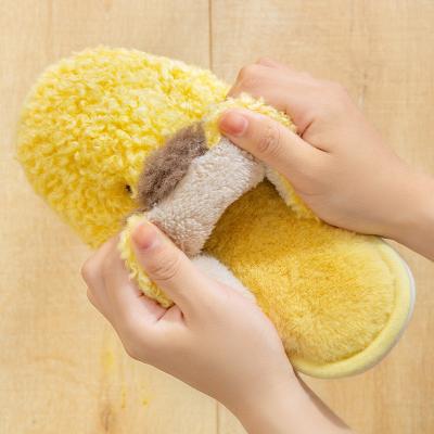 2021 Cartoon Slippers Women Cute Plush Warm Soft Home Thick Bottom Indoor Winter House Shoes Men Wholesale chunky shoes