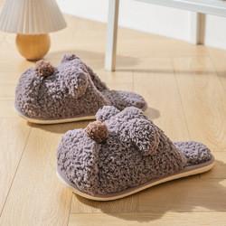 Wholesale Autumn Winter New Design Cartoon Slippers Plush Warm Soft Sole Non-Slip Home Indoor Shoes fashion dogs shoes