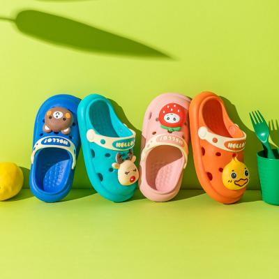 China New Arrival 2021 Children cartoon house Shoes kids Sandal Babies Summer Slippers High Quality boys hole sandals for sale