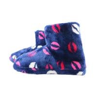 China lip pattern supper soft home slipper boots winter warm boots for sale