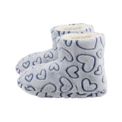 women soft and lovely flannel slipper boots warm winter slipper boots