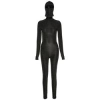 China Backless Women Jumpsuit  Sportswear Breathable Solid Pattern for sale
