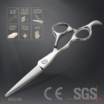 China Special Left Handed Hair Scissors UFO Screw Wear Resistance Smooth Handfeel for sale