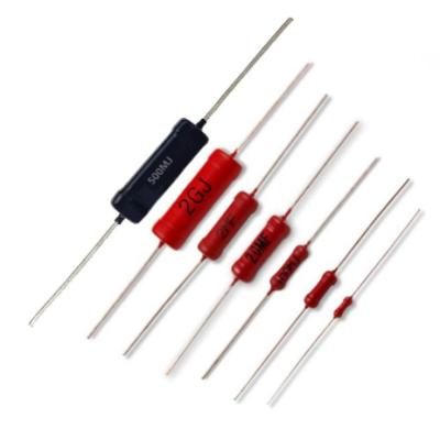 China 0.25W ～ 5W Pulse Resistors High Resistance High Voltage 1000VDC for sale