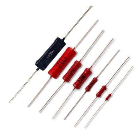 Quality 0.25W ～ 5W Pulse Resistors High Resistance High Voltage 1000VDC for sale