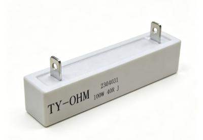 China 100W Automotive Resistors Cement Resistor Faston Terminals for sale