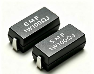 China 10~2MΩ 1WL Automotive Resistors 5% precision 100ppm/°C Metal Film Chip Resistors for sale