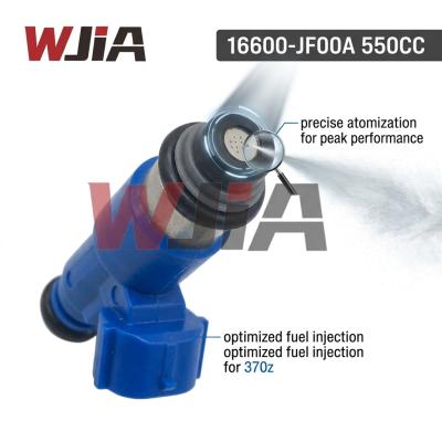 China 16600‑JF00A 550CC High‑Flow Fuel Injector Premium Fuel Injection Nozzle For Nissan GT‑R R35 370Z Infiniti G35 G37 3.7L‑3.8L, Precise Atomization Aftermarket Auto Spare Parts for sale
