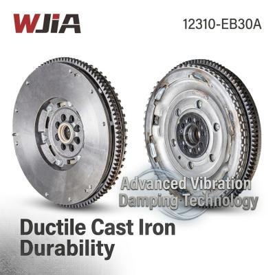 China 12310‑EB30A Premium Dual Mass Flywheel Assembly  Ductile Cast Iron Engine Flywheel For Nissan Navara D40 Pathfinder R51 YD25 2.5L Diesel, Vibration‑Damping Aftermarket Auto Spare Parts for sale