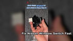 Nissan Tiida C11 Power Window Switch Replacement