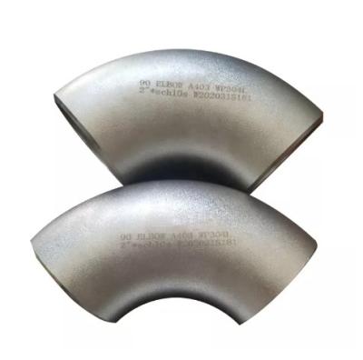 Cina L'accessorio per tubi Ss316 sgomita senza cuciture 90 gradi Sch10 Sch40 in vendita