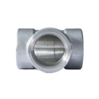 China Galvanized Threaded Pipe Fitting 45 90 Degree Elbow Customized Threaded Equal Tee for sale