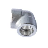 China SS 304 Socket Weld Pipe Fitting / 90 Degree Socket Elbow For Construction for sale