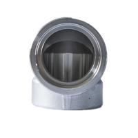 China SS 304 Socket Weld Pipe Fitting / 90 Degree Socket Elbow For Construction for sale