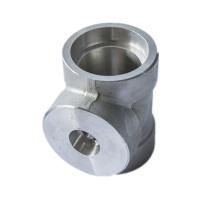 China Customized Socket Weld Pipe Fitting SCH 80 Stainless Steel Equal Tee for sale