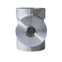 China Customized Socket Weld Pipe Fitting SCH 80 Stainless Steel Equal Tee for sale