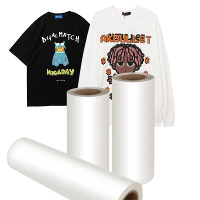 China KECAI Wholesale Multiple Sizes Heat Transfer Printed Pet Film Paper Double-sided Printed Film for T-shirt for sale