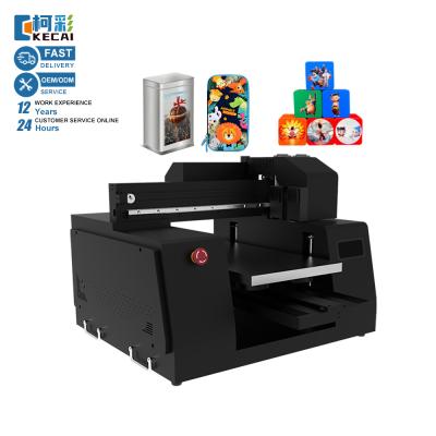 China KECAI 3060 UV Flat Printer Desktop Multifunctional Inkjet Varnish White Ink New Condition Prints A3 Dimension UV Flatbed Printer for sale