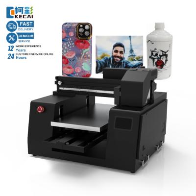 China KECAI Wholesale Multifunctional Machine Touch Screen 30 * 60cm A3 UV Flatbed Printer for Water Cups Clothes Hats Vases for sale