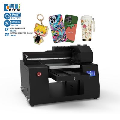 China KECAI A3 Inkjet Printer 3040 Digital Printer Case Cell Phone Metal Board Ceramic Printing Shop Machine Flatbed UV Printer for sale