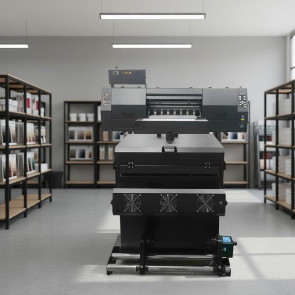 Quality KECAI Hot Selling 70CM Dual Heads I3200 24 Inch DTF Printer T-Shirt Film Printing Oven Shaker Machine A1 DTF Printer for sale