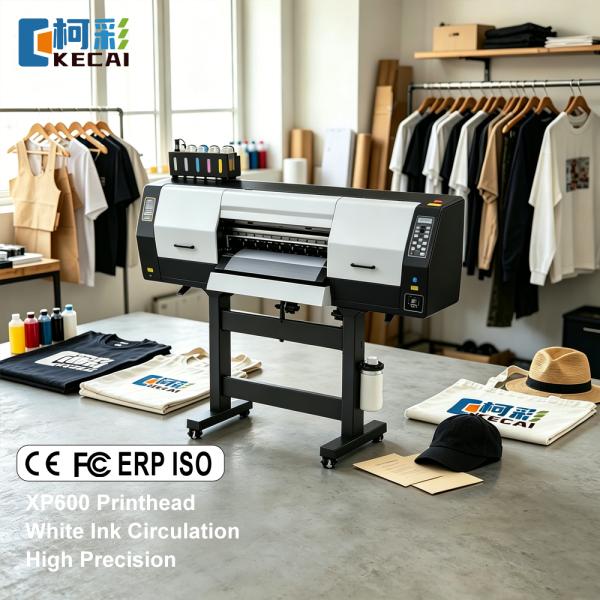 Quality KECAI Industrial Heavy Duty 60cm Roll to Roll Printing Machine XP600 A1 DTF Printer for Wholesale T-Shirt Printing Business for sale