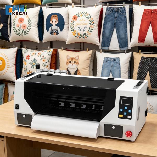 Quality KECAI Impresora Dtf A3 30Cm 13 Inch Pet Film T Shirt Heat Transfer Digital Textile Garment Custom Logo Full-Automatic Machine for sale
