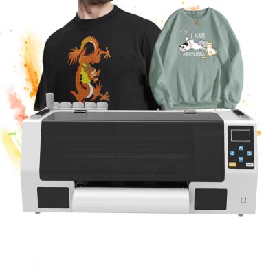 China 30cm Dtf Roll Printer Digital A3 epson Inkjet T-Shirt Printing Machine Heat Transfer Pet Film Jersey Printer for Textile for sale