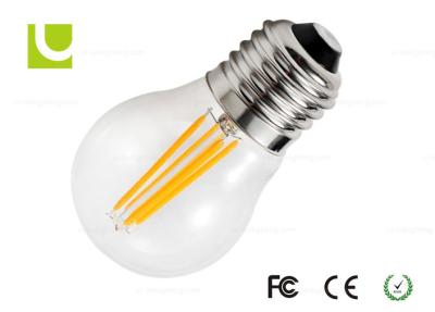 China Energy Saving 4000K / 5000K E26 / G45 Decorative Filament Light Bulbs For Hotels for sale