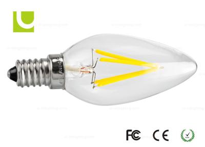 China 2W C35 5000K 210lm 110V led filament candle bulb For Conference for sale