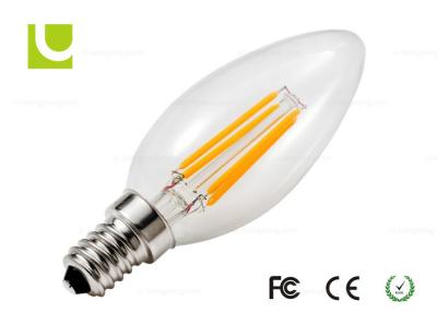 China Dimmable C35 3000K Filament 2w LED Candle Bulb With 360º Beam Angle for sale