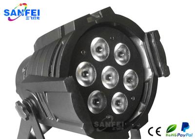 China Sound Activated RGBW Par Light / Colored Stage Lights Stylish Shell Design for sale