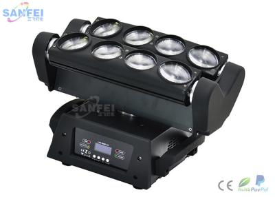 China Spider 8 Eyes LED Beam Moving Head Light For Night Club RGBW 4in1 Color for sale
