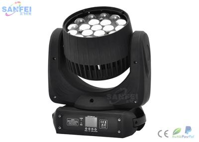 China LED 19pcs * 12W RGBW 4in1 Wash Moving Head Light for Bar 16 Channels Osram Led for sale