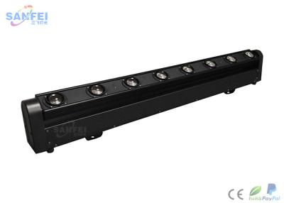 China 8 Heads 10W RGBW Scanning Beam Light / Curtain Moving Head Beam for sale