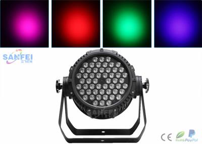 China IP65 LED Par Can Stage Lighting 54*3w Led Par Light 3 In1 4 In 1 RGBW for sale