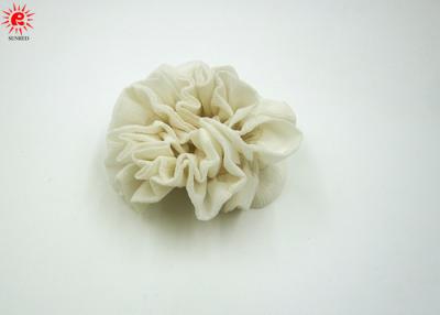 China Curly Soft Baby Hair Scrunchies For Thick Hair , White / Black Hair Scrunchie for sale