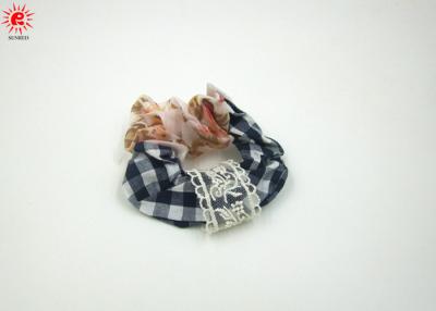 China Large Soft Cute Hair Scrunchies Pattern Clear Elastic Hair Bands for sale
