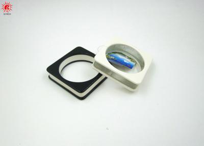 China Unique Large Unisex White Fashion Resin Bangle , Charm Bracelet for sale