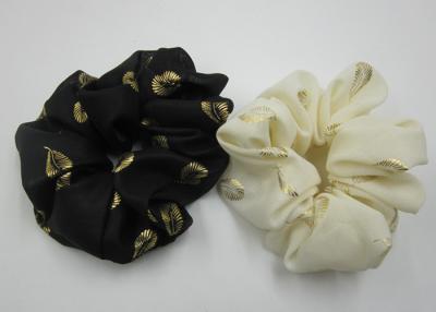 China Feather Black Beige Wide Elastic Beautiful Headbands Scrunchy Holder For Ladies for sale